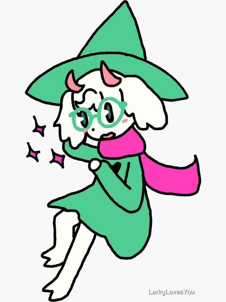 The Prince” - Ralsei (Deltarune)" Sticker for Sale by LarkyLovesYou ...