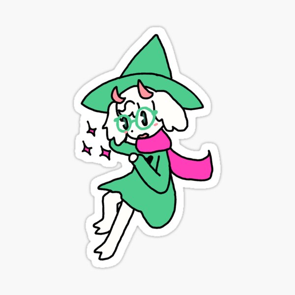 The Prince” - Ralsei (Deltarune)" Sticker for Sale by LarkyLovesYou ...