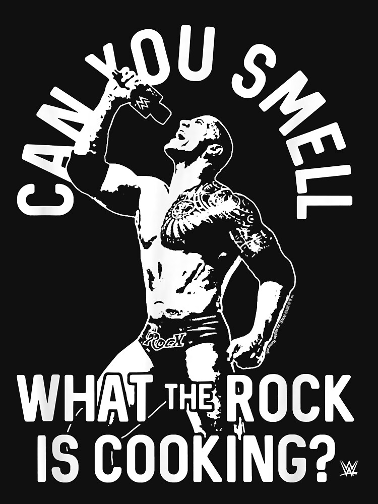 "WWE Can You Smell What The Rock Is Cooking" T-shirt for Sale by ...