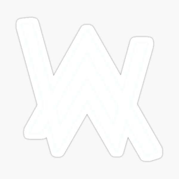 "Alan Walker - minimalist Logo " Sticker for Sale by Bandillero | Redbubble