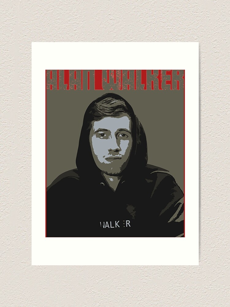 "Alan Walker Alan Walker art ,Alan Walker illustration " Art Print for ...