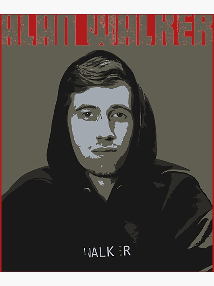 "Alan Walker Alan Walker art ,Alan Walker illustration " Art Print by ...