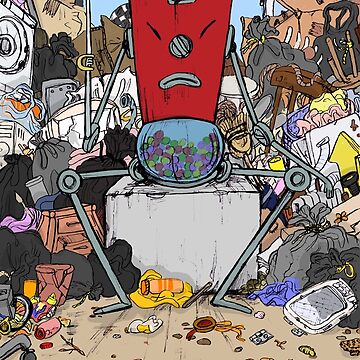 "Rattleballs as King Of Swords" Sticker for Sale by sadnettles | Redbubble