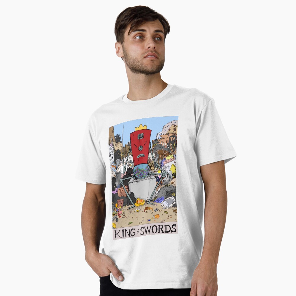 "Rattleballs as King Of Swords" Sticker for Sale by sadnettles | Redbubble