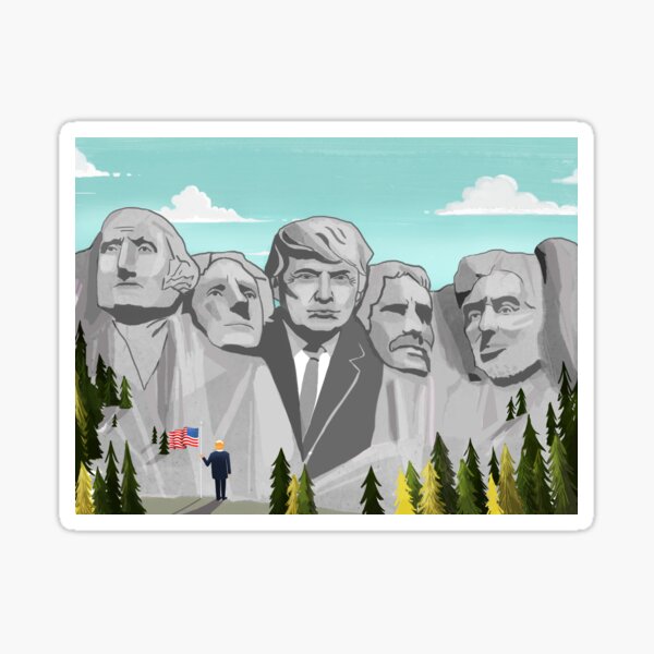 "Donald Trump President" Sticker for Sale by carolinecll | Redbubble