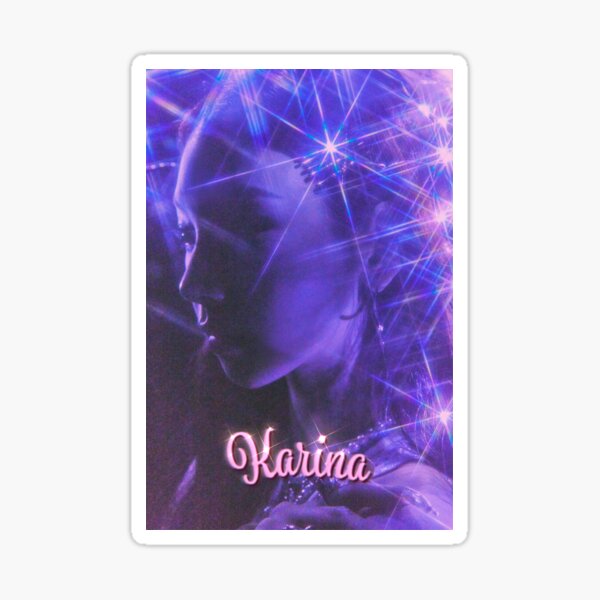 "aespa - Karina - kpop - savage edit" Sticker for Sale by kitten-minho ...