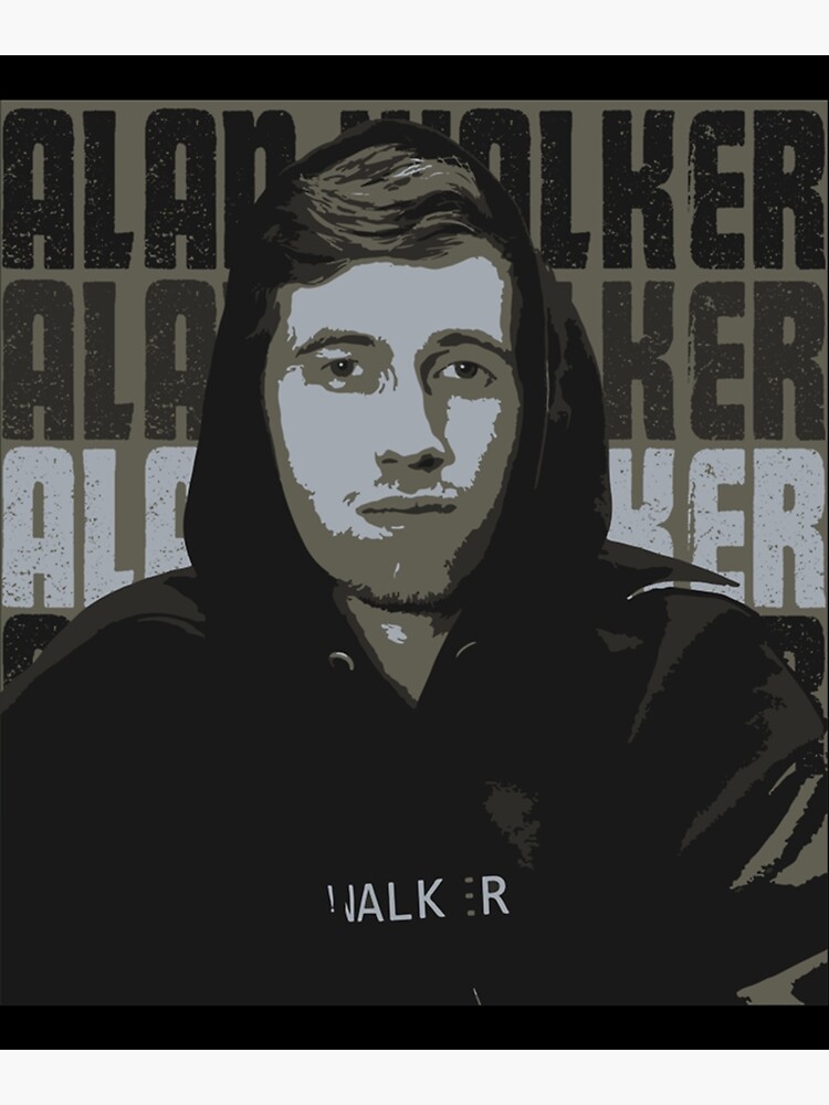 "Alan Walker designs ,Alan Walker art " Poster for Sale by Bandillero | Redbubble