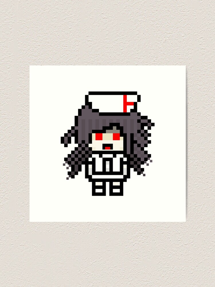 "Danganronpa- Despair Mikan Pixel Art" Art Print by Chillice9 | Redbubble