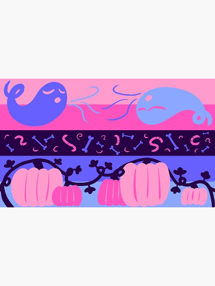 "SPOOKY Omnisexual Pride Flag" Poster for Sale by socksonat3am | Redbubble
