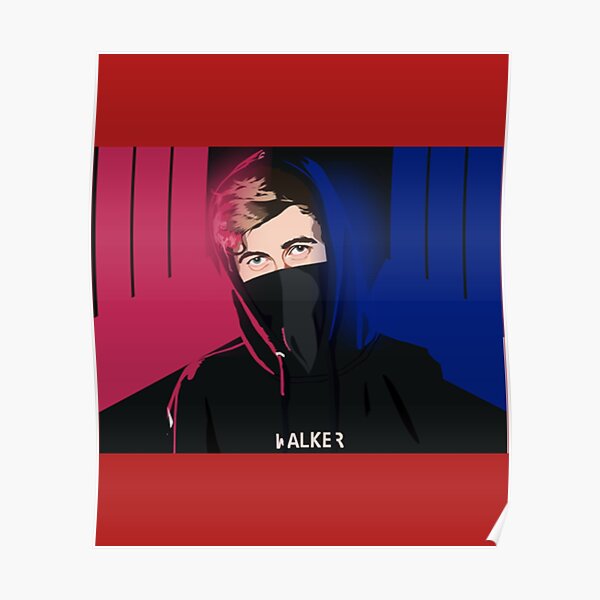 "Alan Walker Fan art " Poster for Sale by Bandillero | Redbubble