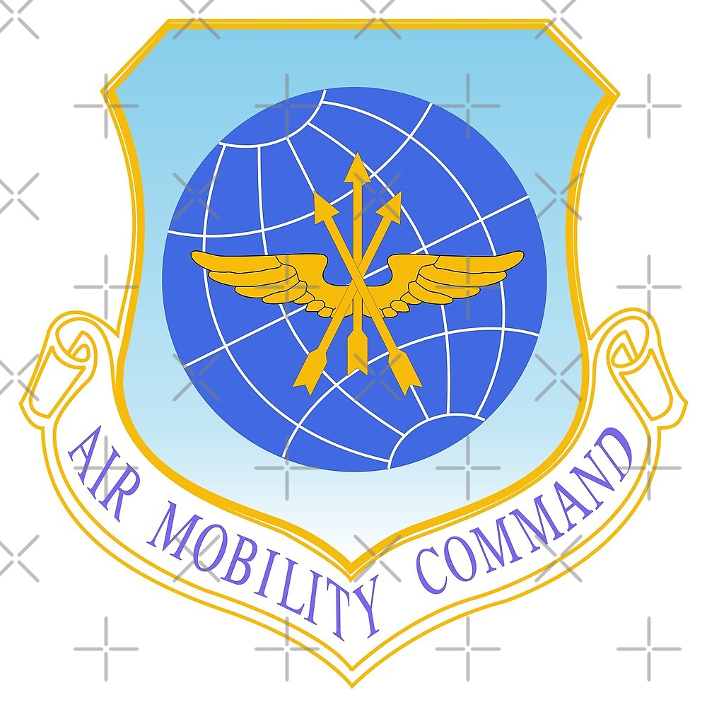 "Air Mobility Command (AMC) Crest" by xorbah | Redbubble