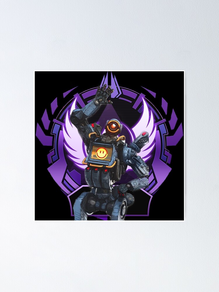"Pathfinder with master logo (apex legends)" Poster for Sale by ...