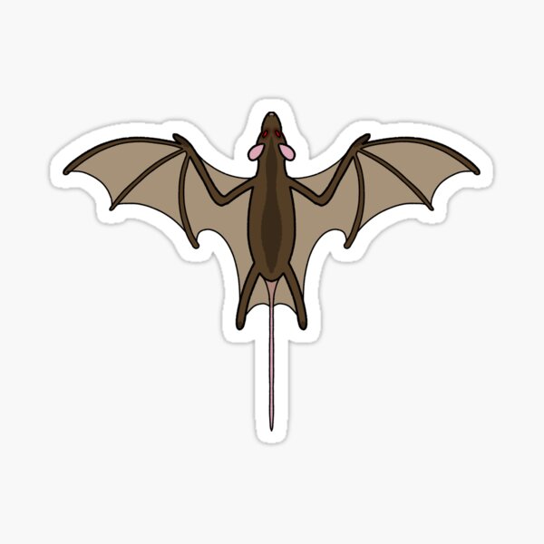 "Batrat the Rat Bat" Sticker for Sale by queer-wRATh | Redbubble