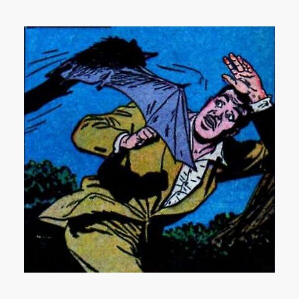 Impression photo « Bandes dessinées vintage effrayantes pour les ...