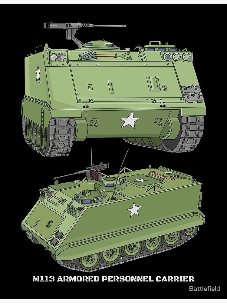 " M113 Armored Personnel Carrier APC Diagram Gift" Poster for Sale by ...