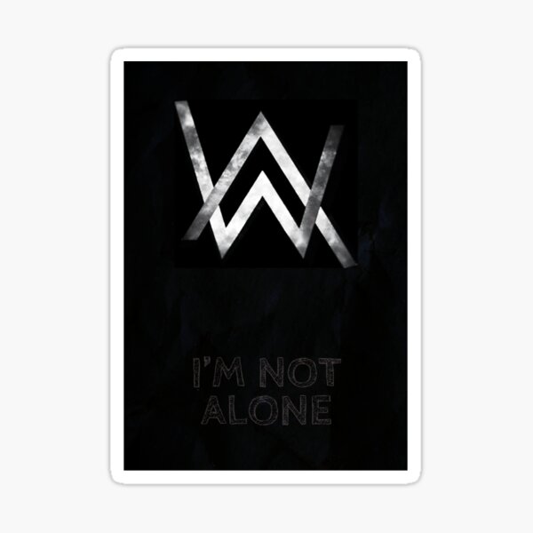 "Alan walker " Sticker for Sale by kassdesignsUK | Redbubble
