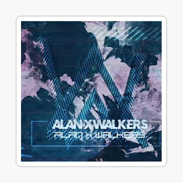 "Alan walker " Sticker for Sale by kassdesignsUK | Redbubble