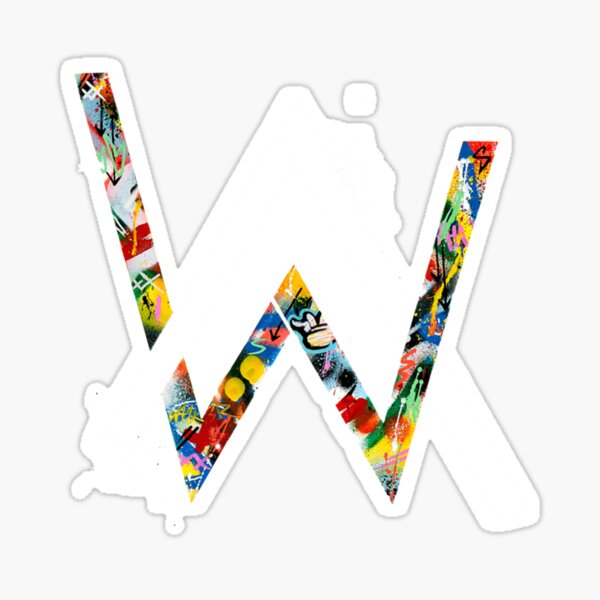 "Wallpaper Alan Art " Sticker for Sale by kassdesignsUK | Redbubble