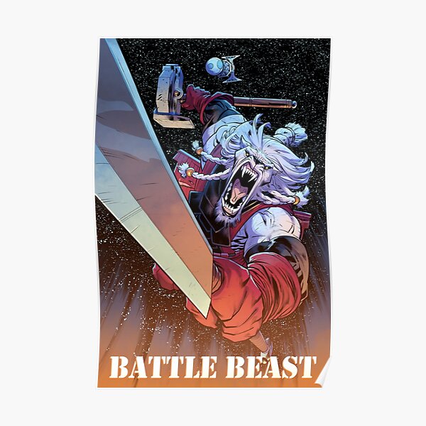"Battle Beast" Poster for Sale by DocNerd | Redbubble