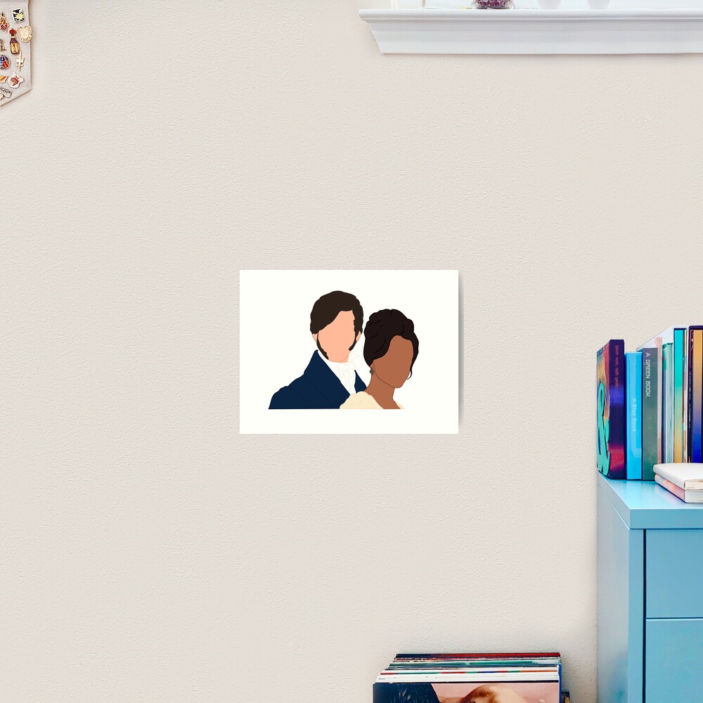 "Kate Sheffield and Anthony Bridgerton season 2 drawing" Art Print by ...