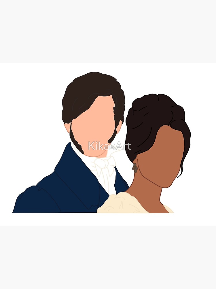 "Kate Sheffield and Anthony Bridgerton season 2 drawing" Art Print by ...