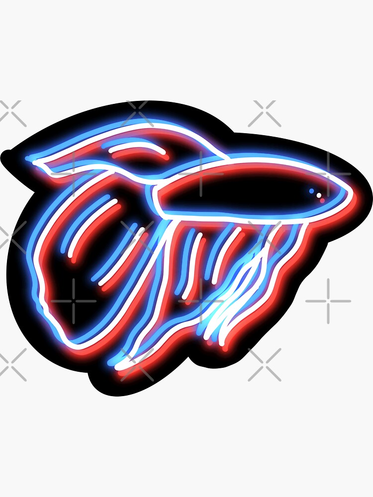 "Neon Beta" Sticker for Sale by Impossiblygood | Redbubble