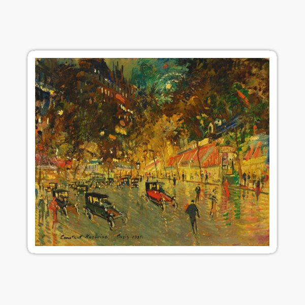 "Grands Boulevards, Richelieu-Drouot " Sticker for Sale by allhistory ...