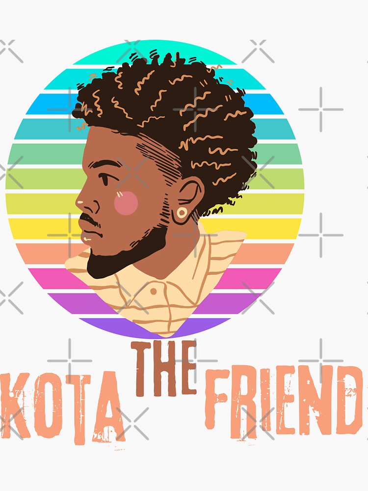"Design a Shirt with a Kota the Friend " Sticker for Sale by yazeed778 ...