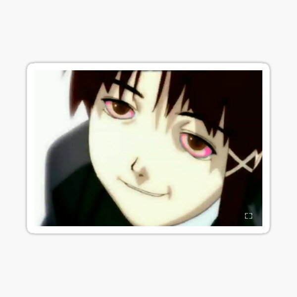 "Lain I am Faded" Sticker for Sale by glamorous100007 | Redbubble