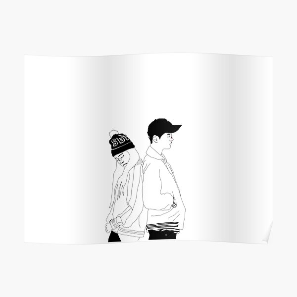 "Dean and Heize kpop" Poster by NiamhYoungArt | Redbubble