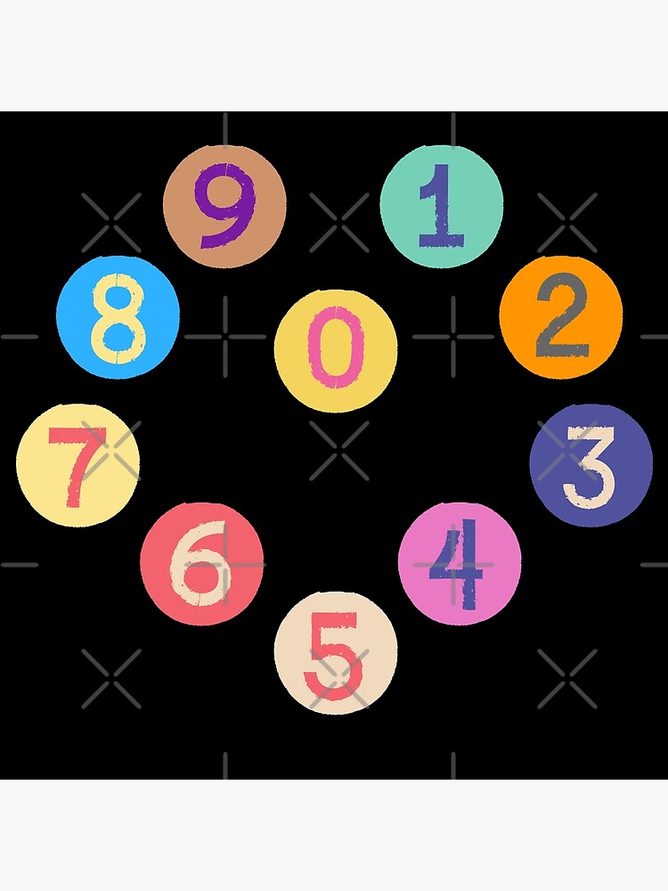 "Numberblocks in Colors 4u - Colorful numbers heart" Poster for Sale by ...