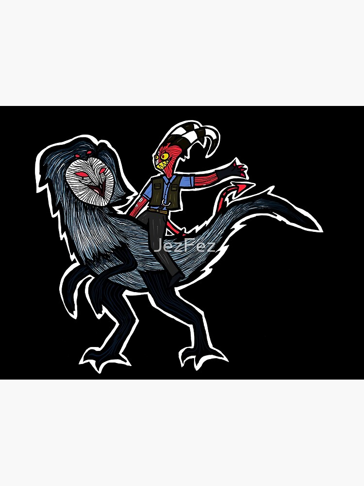 "Helluva Boss Raptor Stolas & Rodeo Blitzo" Poster for Sale by JezFez ...