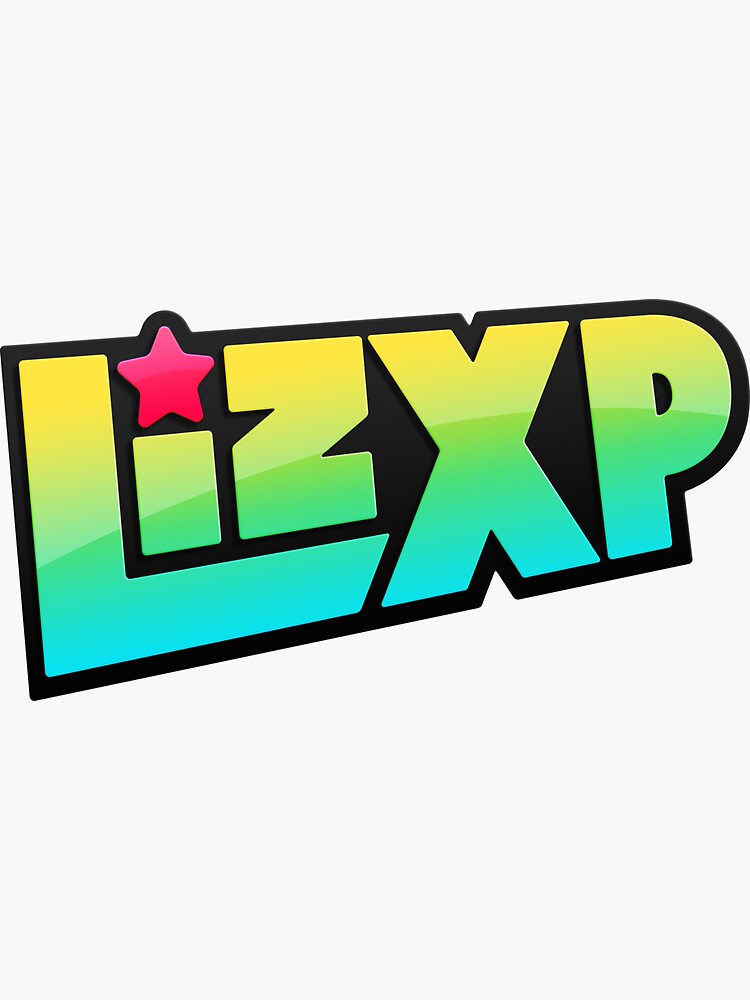 "Liz XP Logo" Sticker by LizXP | Redbubble