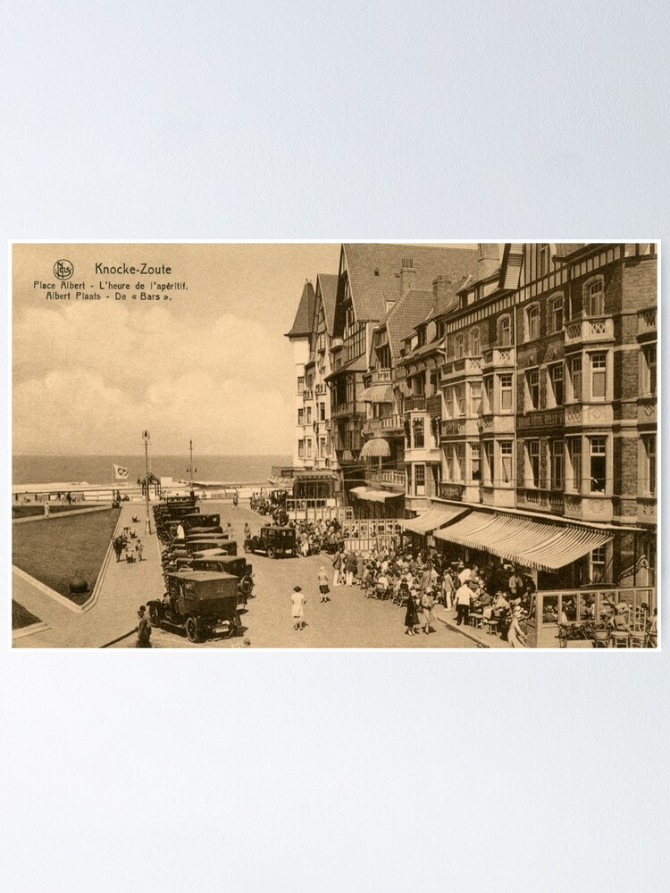 Poster « Knokke Zoute L'heure de l'apéritif », par aapshop | Redbubble