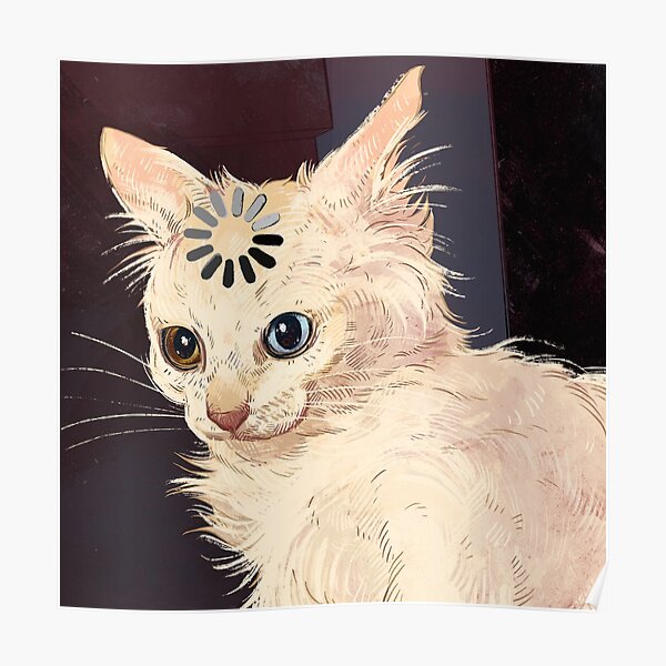 "dummy kitty" Poster for Sale by gristiannn | Redbubble