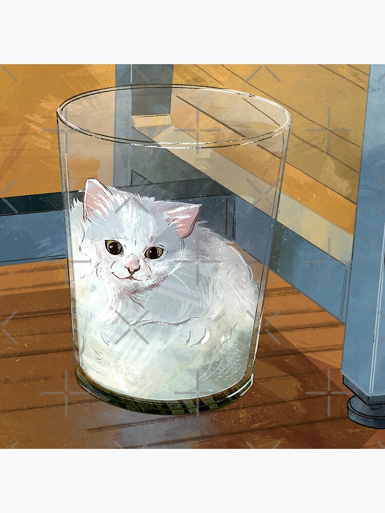"liquid cat" Poster for Sale by gristiannn | Redbubble