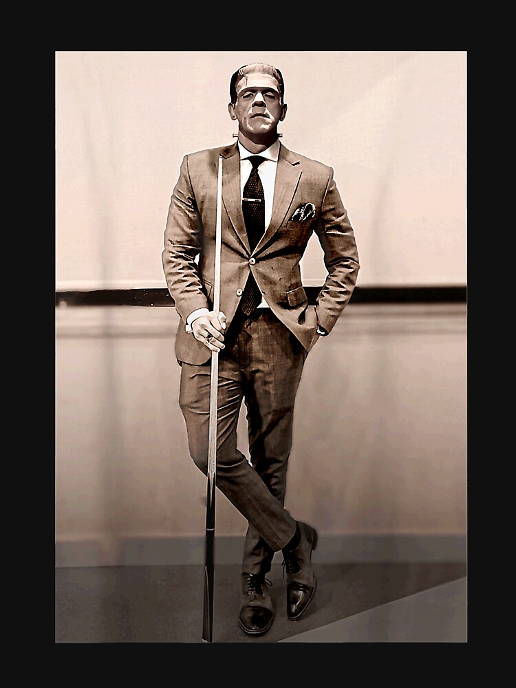 "Frankenstein Dapper Frankenstein Monster In Suit Halloween" T-shirt ...