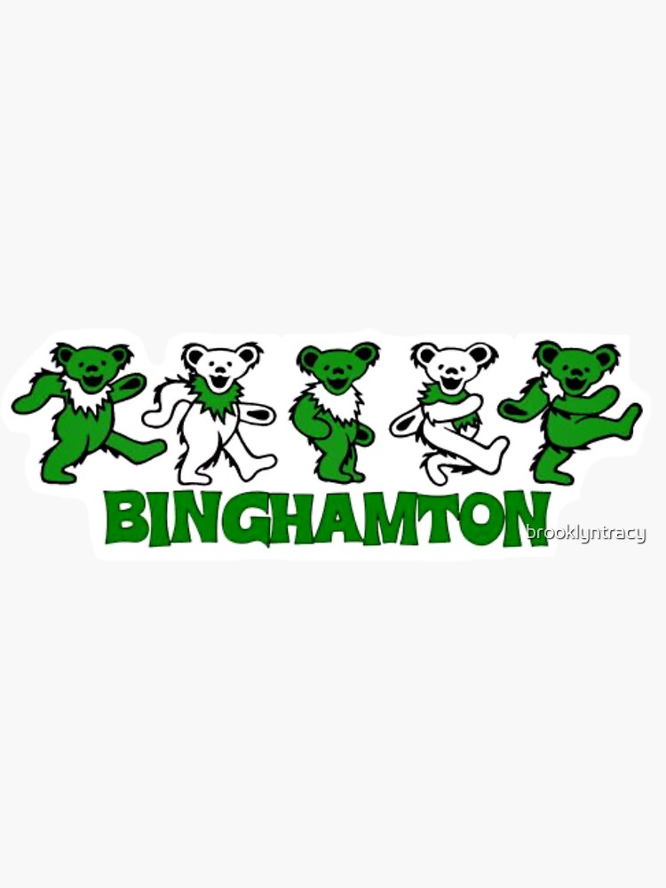 "Binghamton University" Sticker for Sale by brooklyntracy | Redbubble