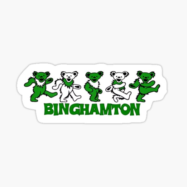 "Binghamton University" Sticker for Sale by brooklyntracy | Redbubble