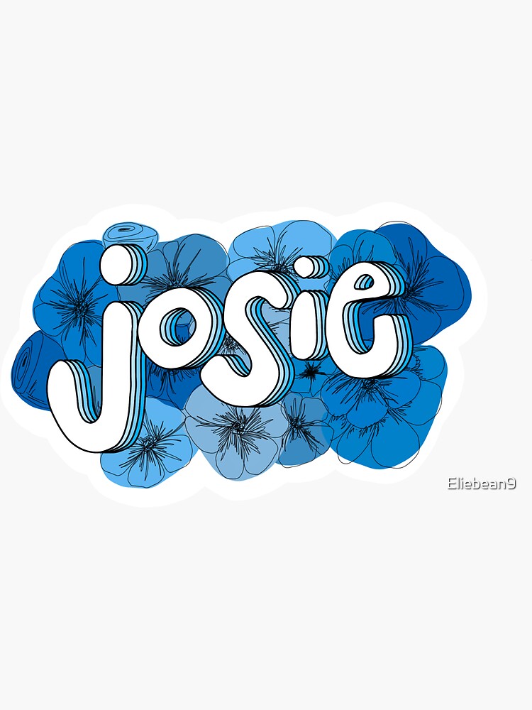 "Josie" Sticker for Sale by Eliebean9 | Redbubble