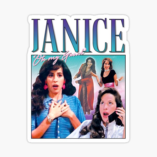 "Janice-Homage" Sticker for Sale by RandalPeter | Redbubble