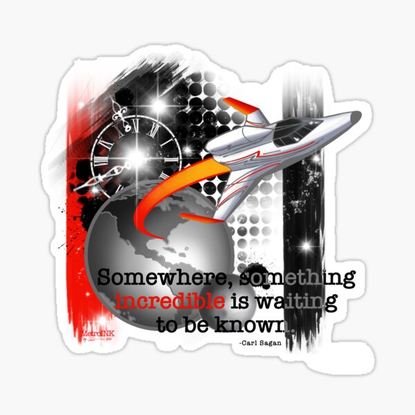 "We’re Going Places " Sticker for Sale by MetroInk | Redbubble