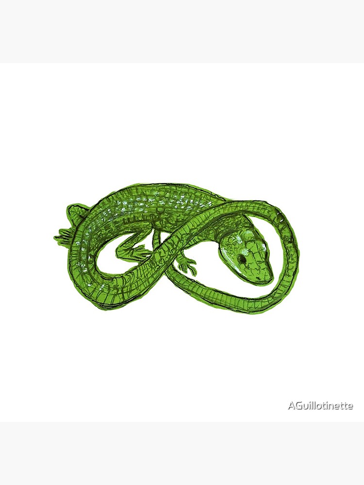 "Infinity Lizard (Cutout Version)" Art Print by AGuillotinette | Redbubble