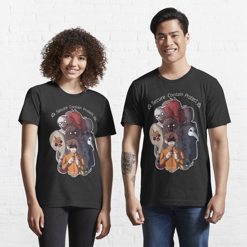 "Secure Contain Protect" T-shirt for Sale by Jaytaku | Redbubble | scp ...