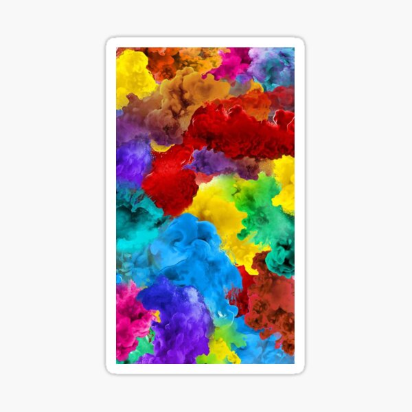 "Colorful World design" Sticker for Sale by Fittrek | Redbubble