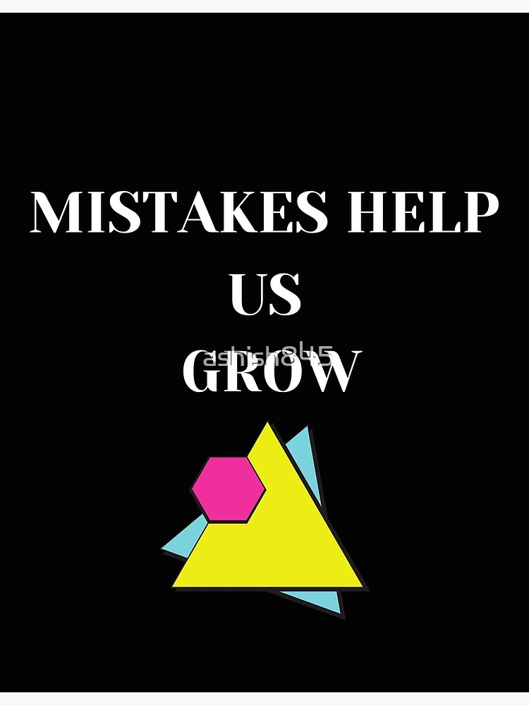 "Mistakes Help Us Grow|Teacher and Student Inspiration|Growth Mindset ...