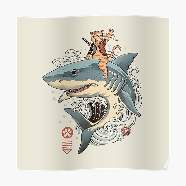 "Catana Shark" Poster for Sale by vincenttrinidad | Redbubble