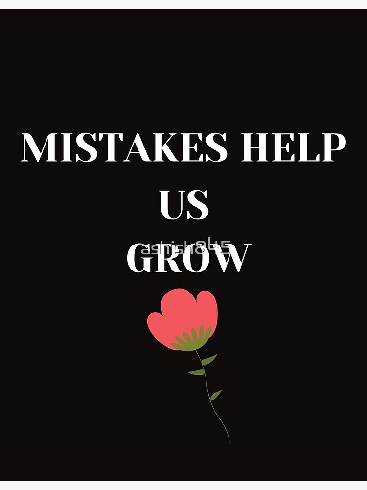 "Mistakes Help Us Grow|Teacher and Student Inspiration|Growth Mindset ...