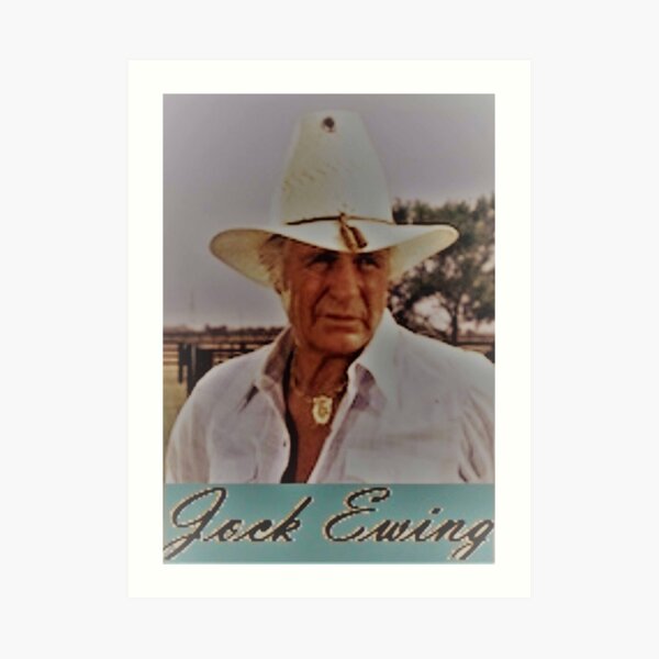 "Jock Ewing" Art Print for Sale by viranila3 | Redbubble