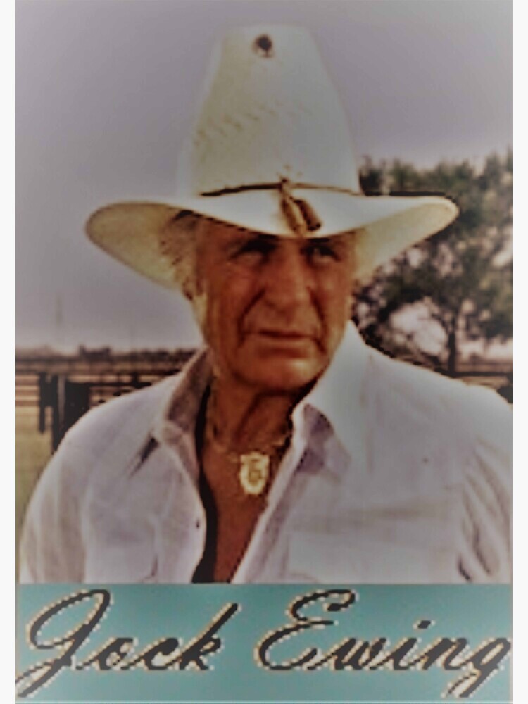 "Jock Ewing" Sticker for Sale by viranila3 | Redbubble